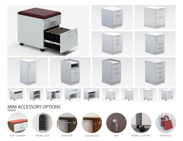 Intelligent Mini Storage Collection - Office Furniture Direct